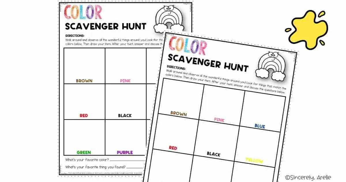 5 Reasons You Should Do A Scavenger Hunt With Your Kids Today (Free ...