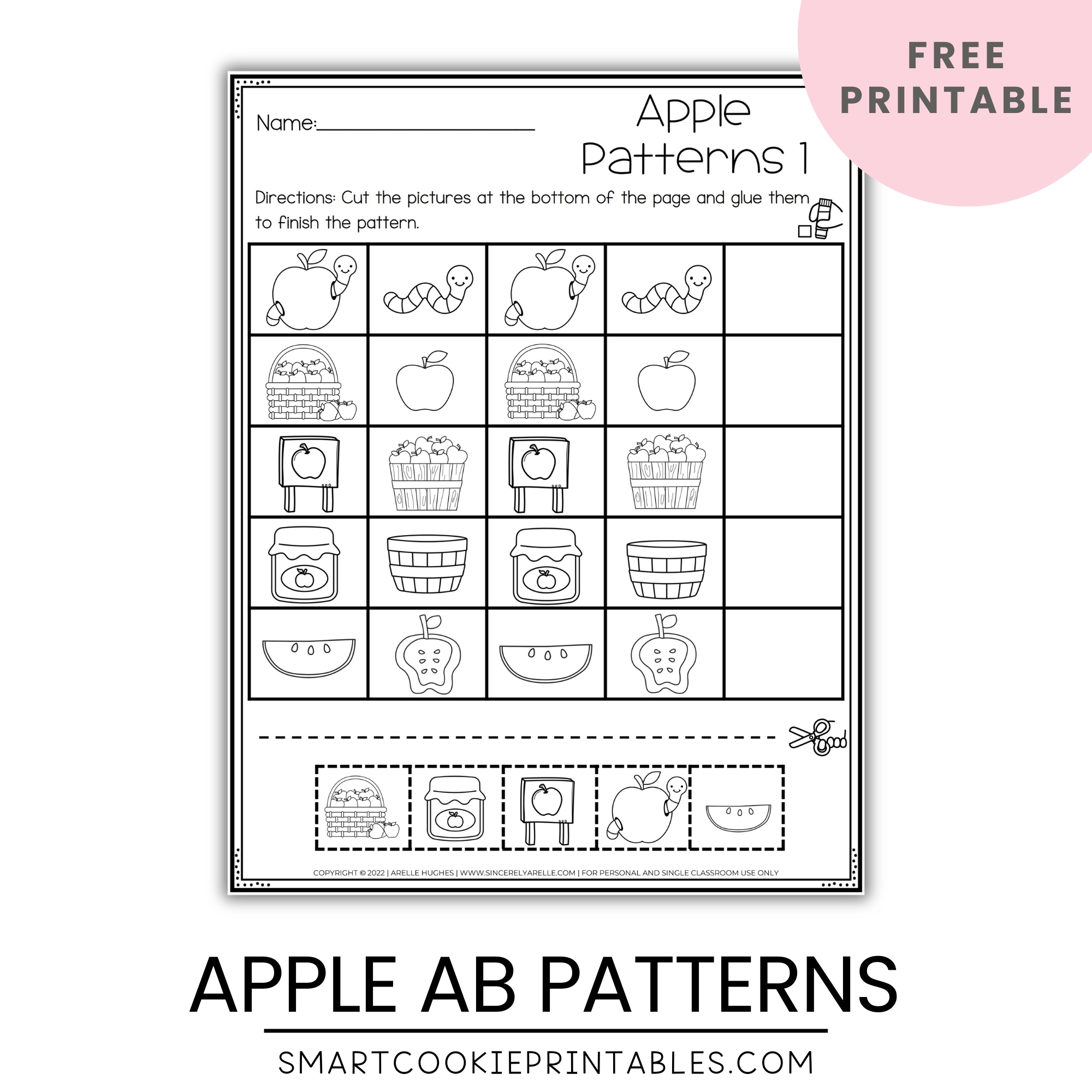 Ab Pattern Worksheets Preschool