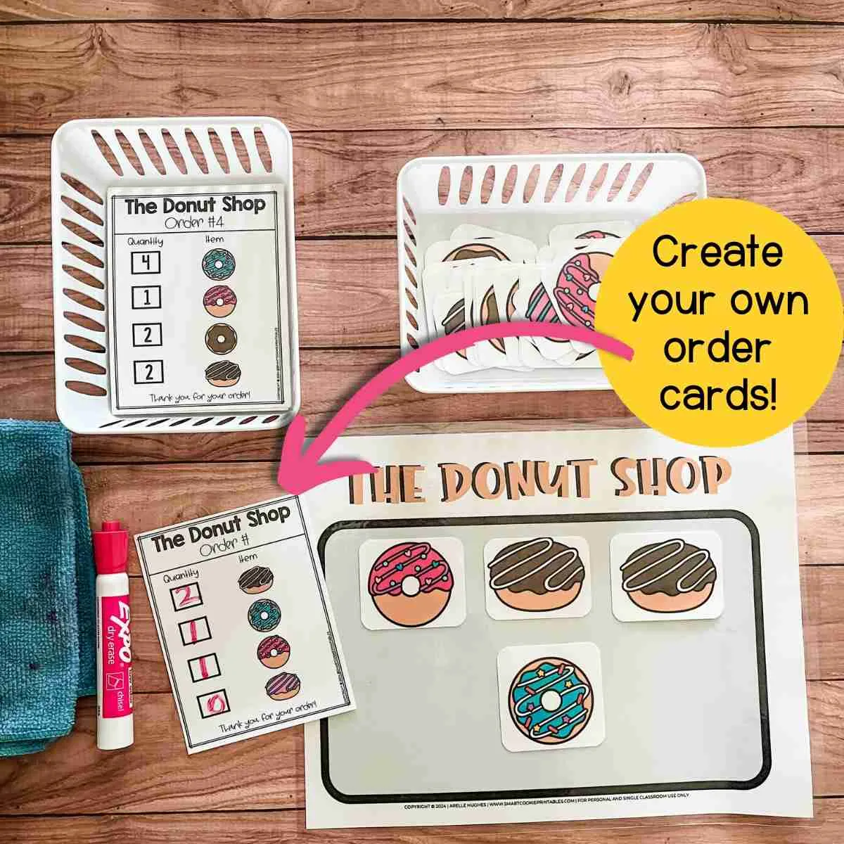 Fun Fill The Donuts Order Game For Kids (Free Printable)! - Smart ...