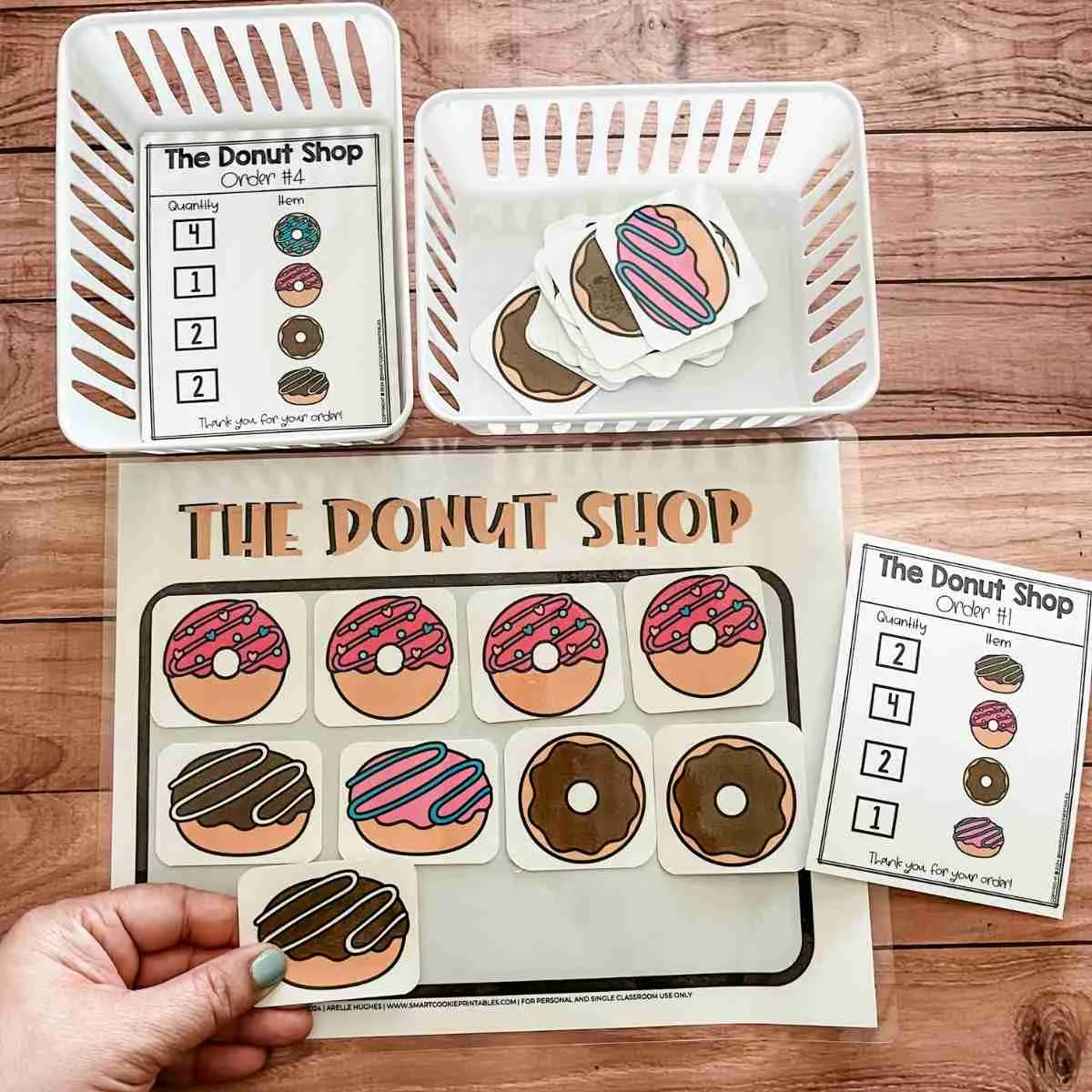 Fun Fill The Donuts Order Game For Kids (Free Printable)! - Smart ...