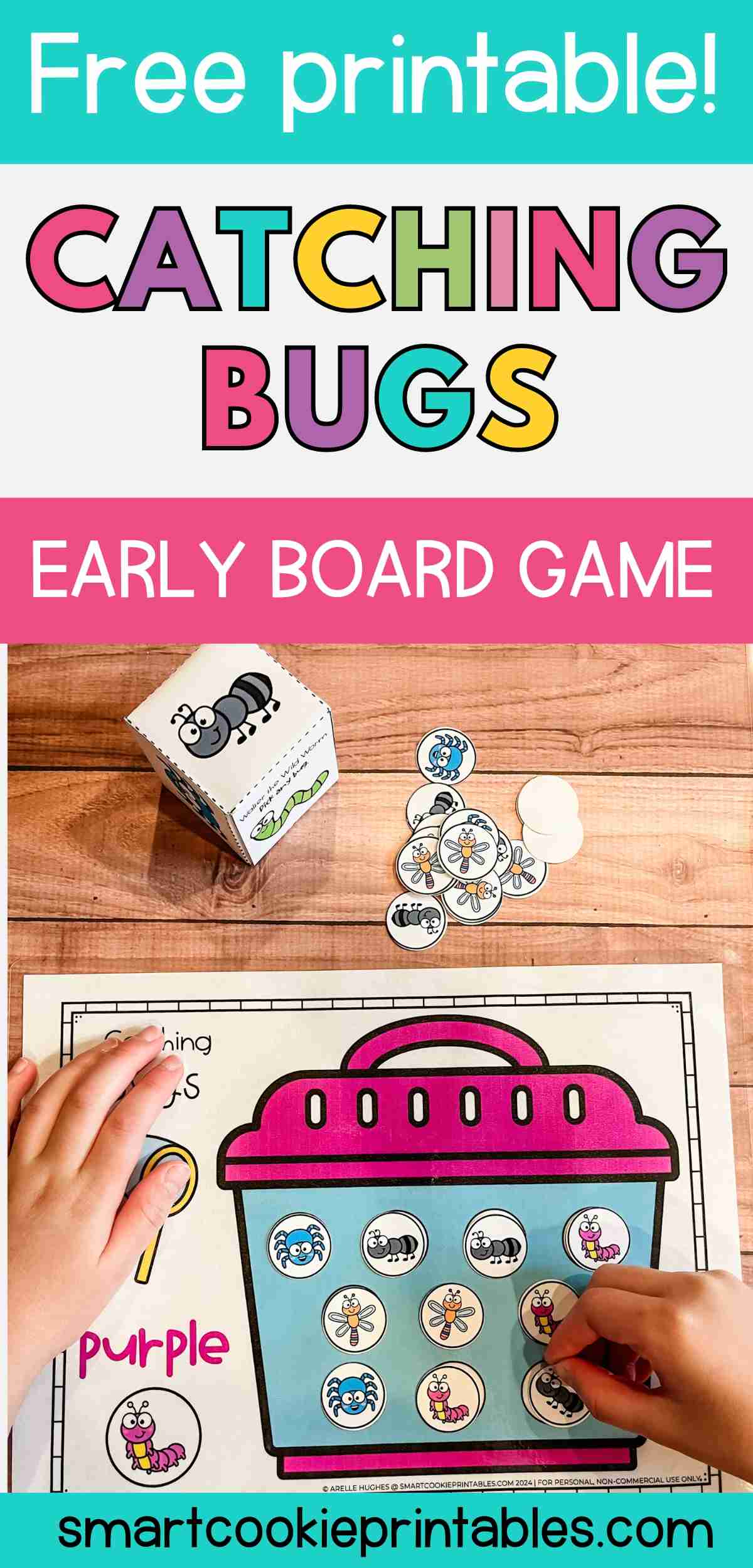 Catching Bugs: Free Printable Game (Double the Fun!) - Smart Cookie ...
