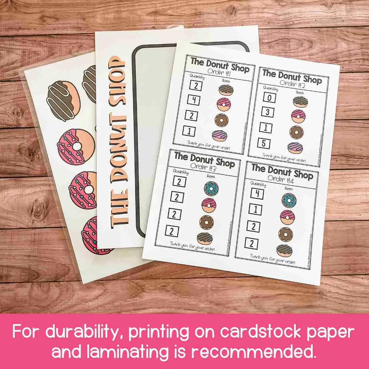Fun Fill The Donuts Order Game For Kids (Free Printable)! - Smart ...