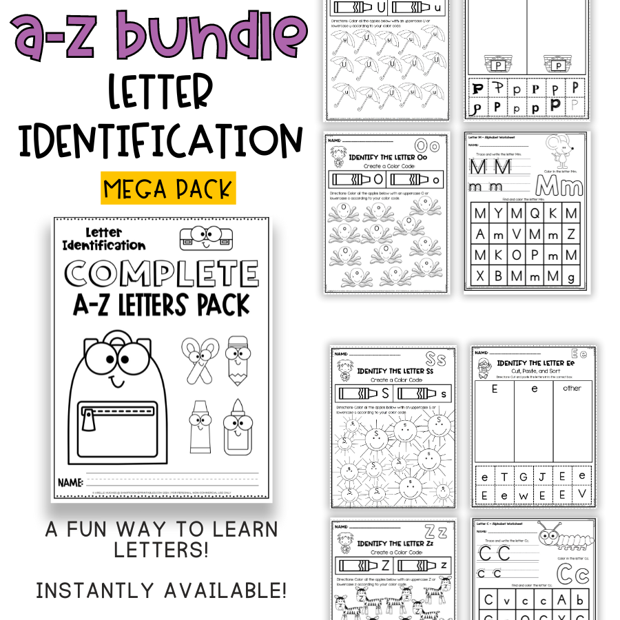 Letter B No Prep Letter Recognition Activity Worksheets (Free ...