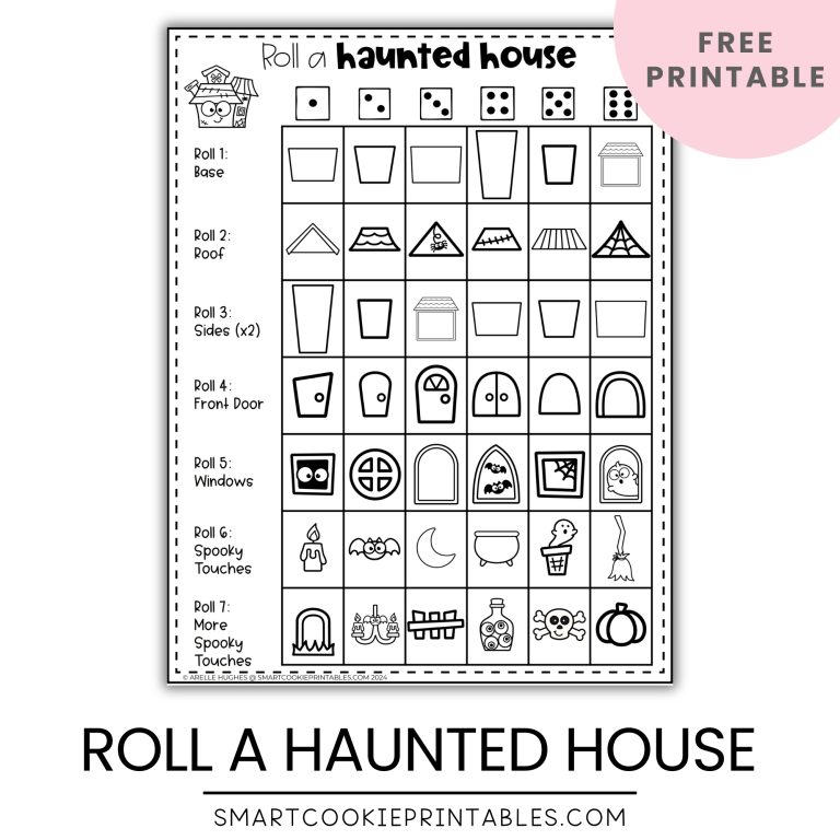 Game Printables Archives - Smart Cookie Printables