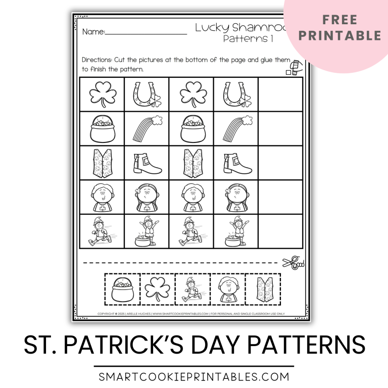 Math Printables Archives - Smart Cookie Printables